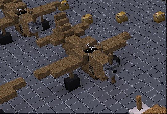 wooden plane Minecraft Map