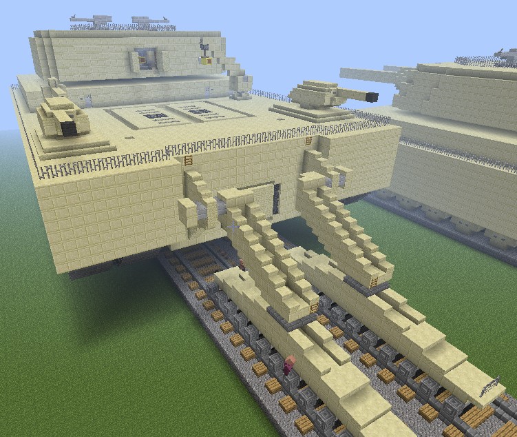 Ratte super heavy tank 1:1 Minecraft Map