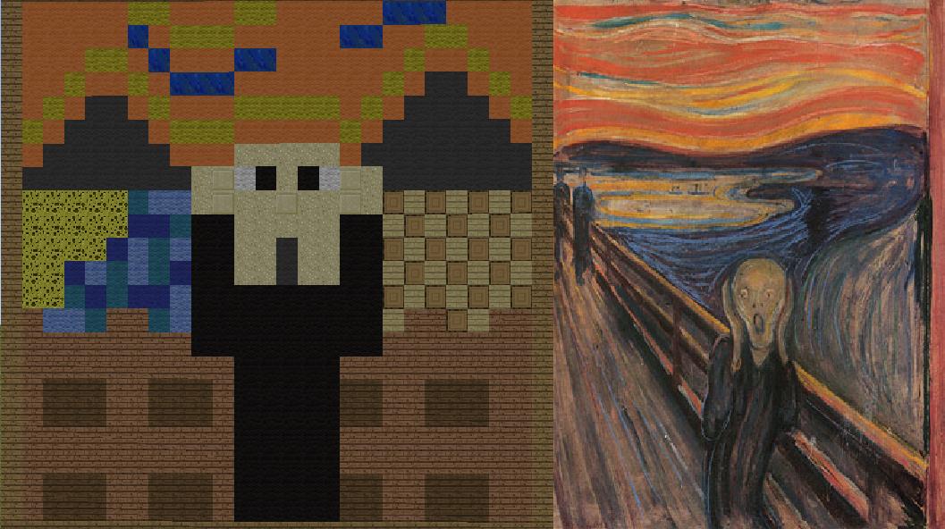 Art in minecraft style Minecraft Map