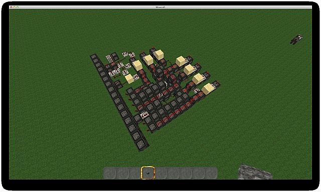 Binary counter Minecraft Project