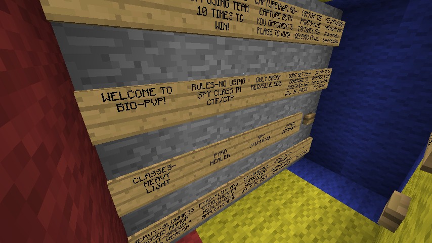 BIO PVP-REDSTONE POWERED PVP ARENA! NO MODS/PLUGINS, 4 GAMEMODES, 7 ...