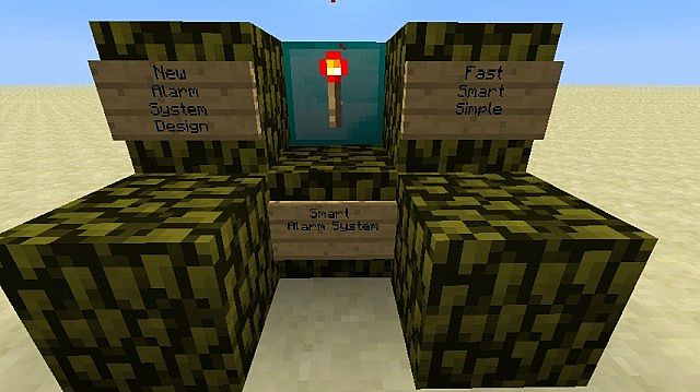 New design-Alarm System Minecraft Map