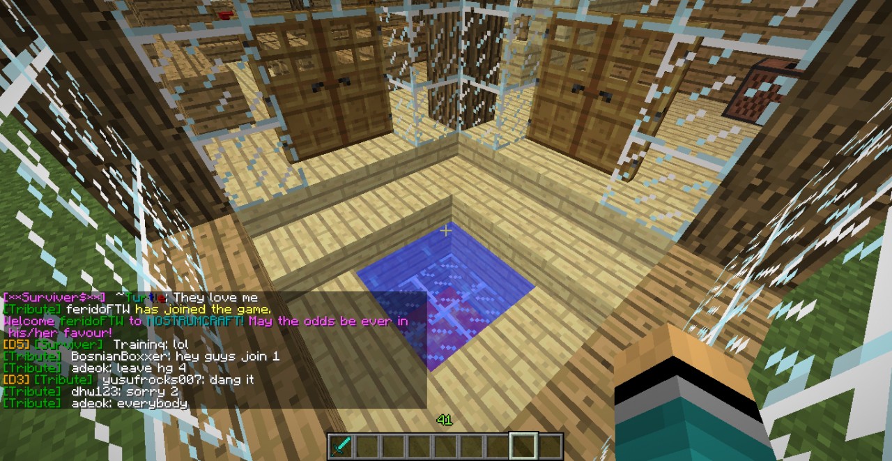 A Cool House With InDoor's Swimming Pool Minecraft Map