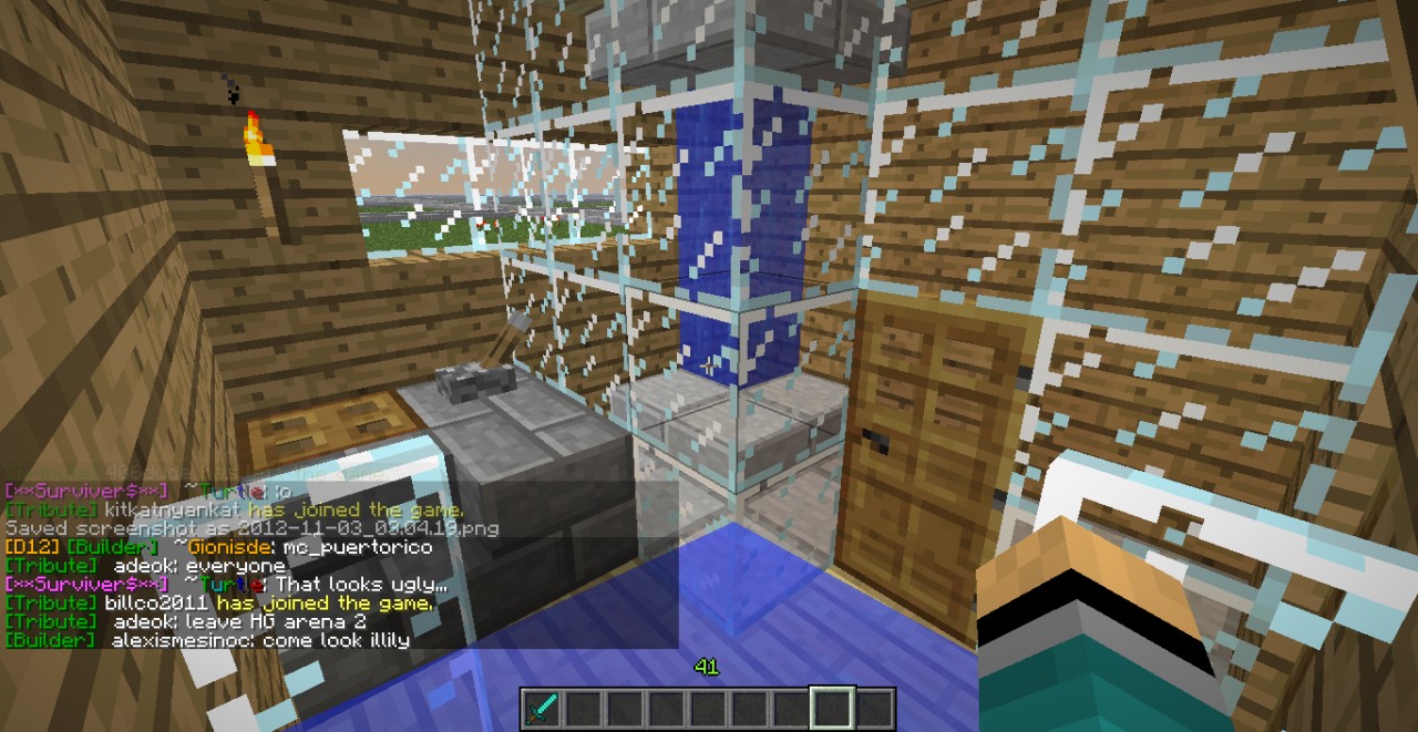 A Cool House With InDoor's Swimming Pool Minecraft Map