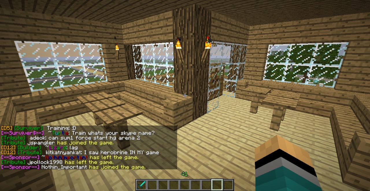 A Cool House With InDoor's Swimming Pool Minecraft Map