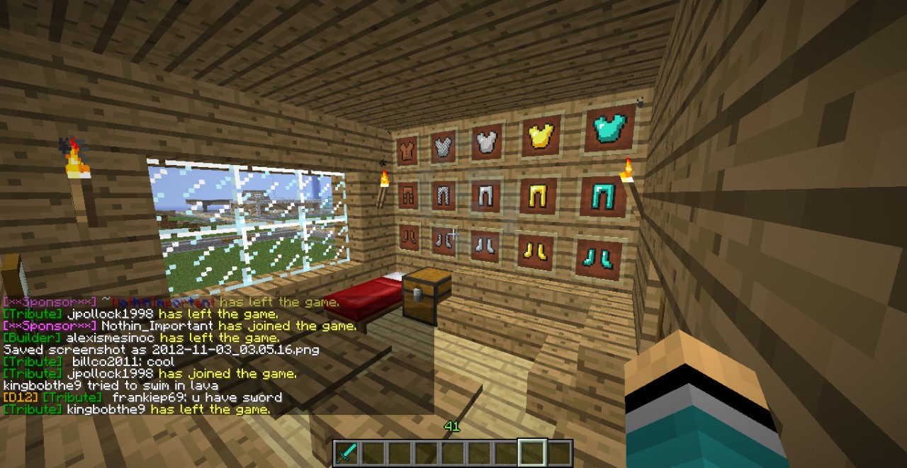 A Cool House With InDoor's Swimming Pool Minecraft Map