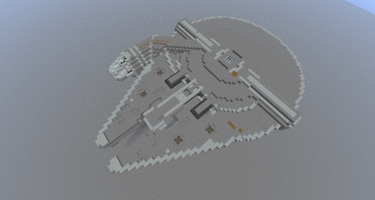 Star Wars - Millenium Falcon Corellian Freighter [Schematic] Minecraft ...