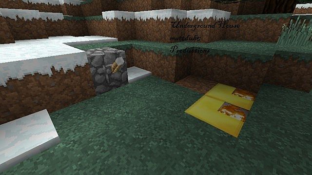 Underground House Minecraft Map