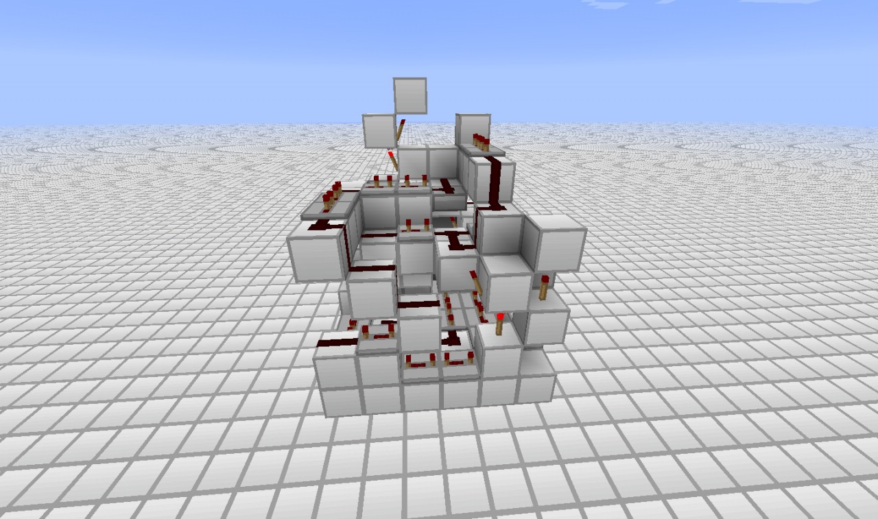 [UTD] Vertical Quad Piston Extender Minecraft Map