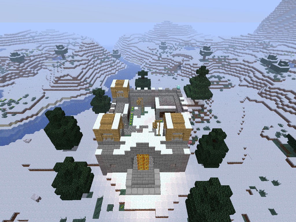 WoW Snow Fort Minecraft Map