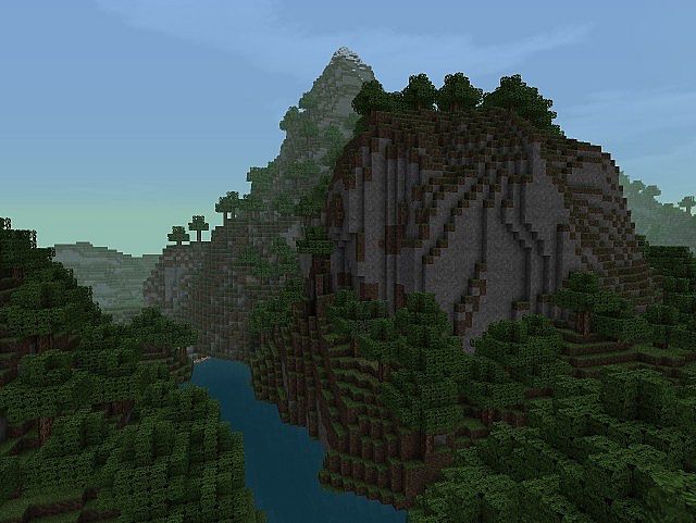 Mountain landscape Minecraft Map