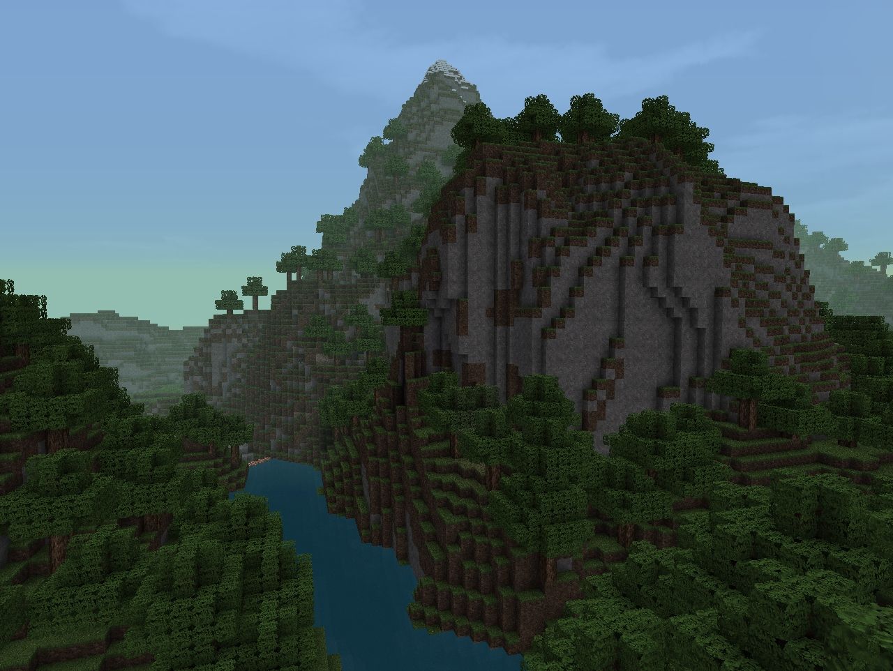 Mountain landscape Minecraft Map