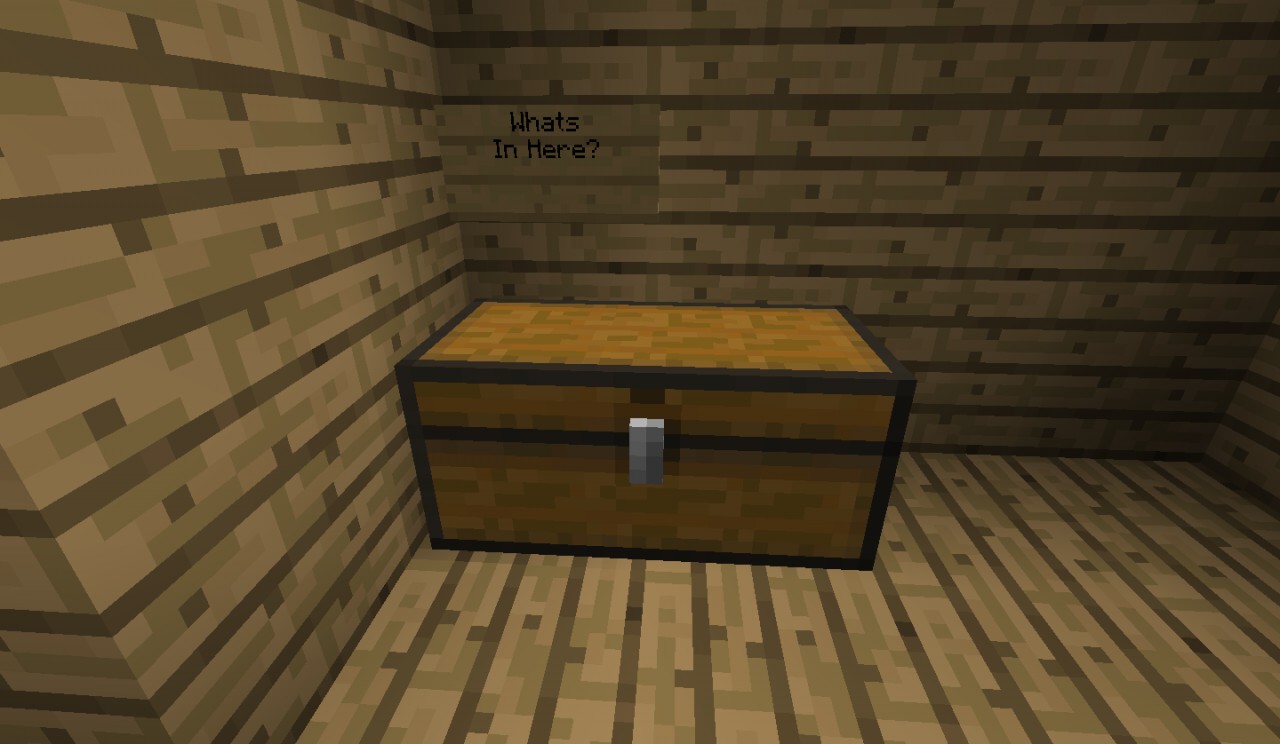 Whats in the chest Minecraft Map
