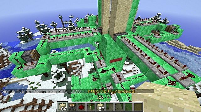 FUN Size Sand Fall Mini Game Minecraft Map