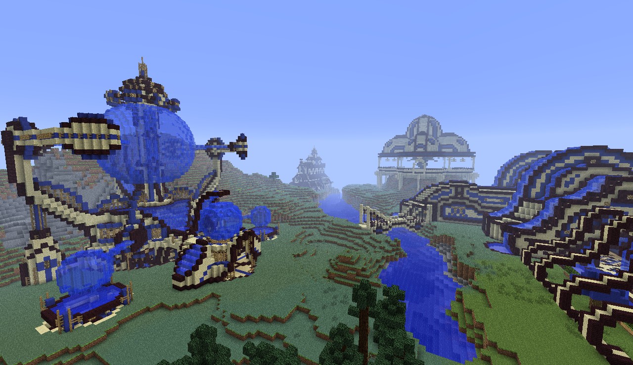 Aqual the city of water [updated] Minecraft Map