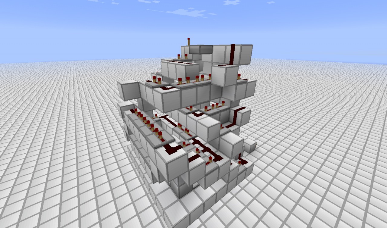 [UTD] Vertical Quint Piston Extender Minecraft Map