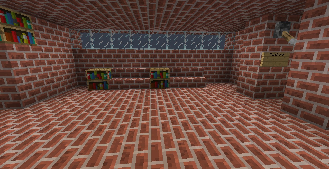 Fully Piston Operated House With Command Block Control Center Minecraft Map