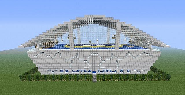 4 story modern building Minecraft Map