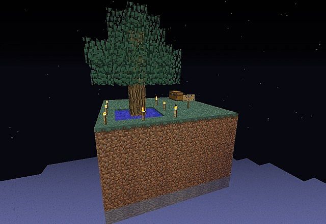 Sky Block Minecraft Map