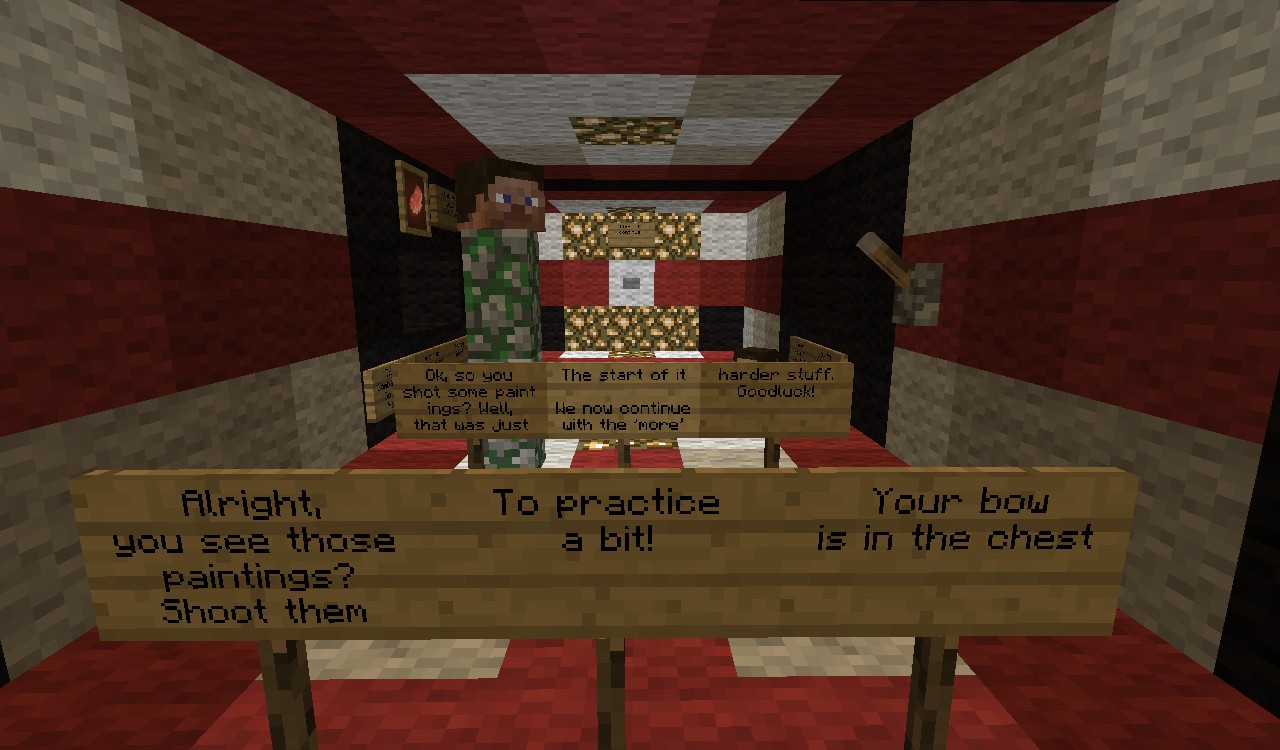 Archery Training Single AND Multiplayer! DEMO Minecraft Map