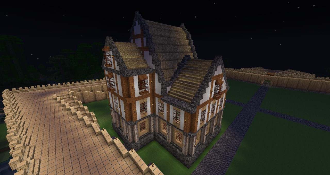 MMC Oneworld Spawn - Town Hall Minecraft Map