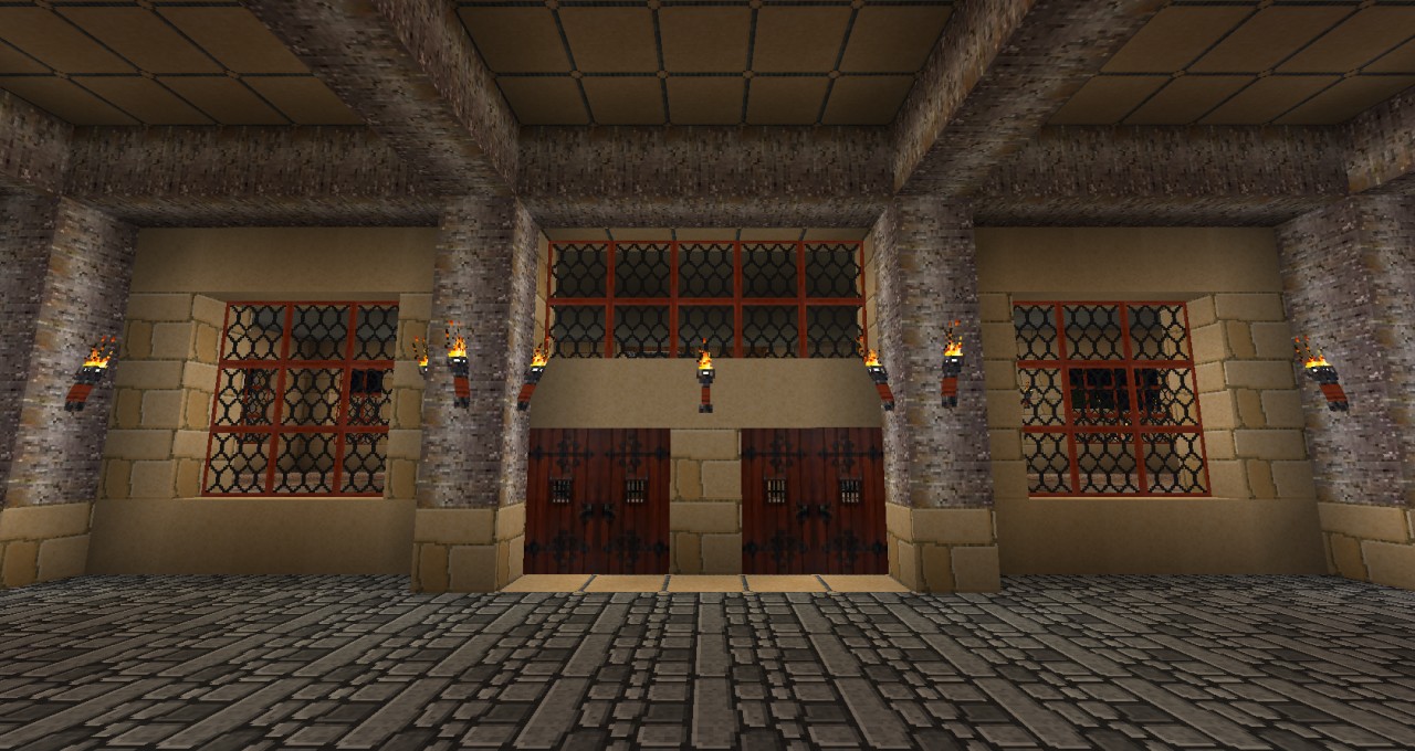 MMC Oneworld Spawn - Town Hall Minecraft Map