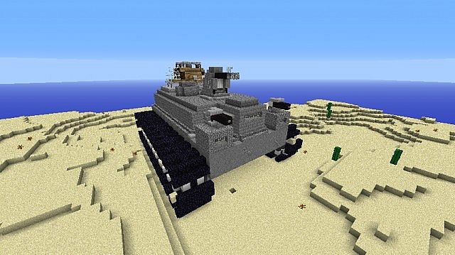 Steampunk Military Tank Minecraft Map