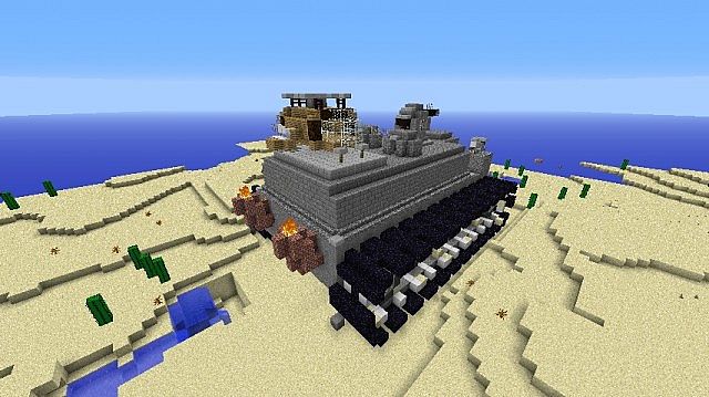 Steampunk Military Tank Minecraft Map