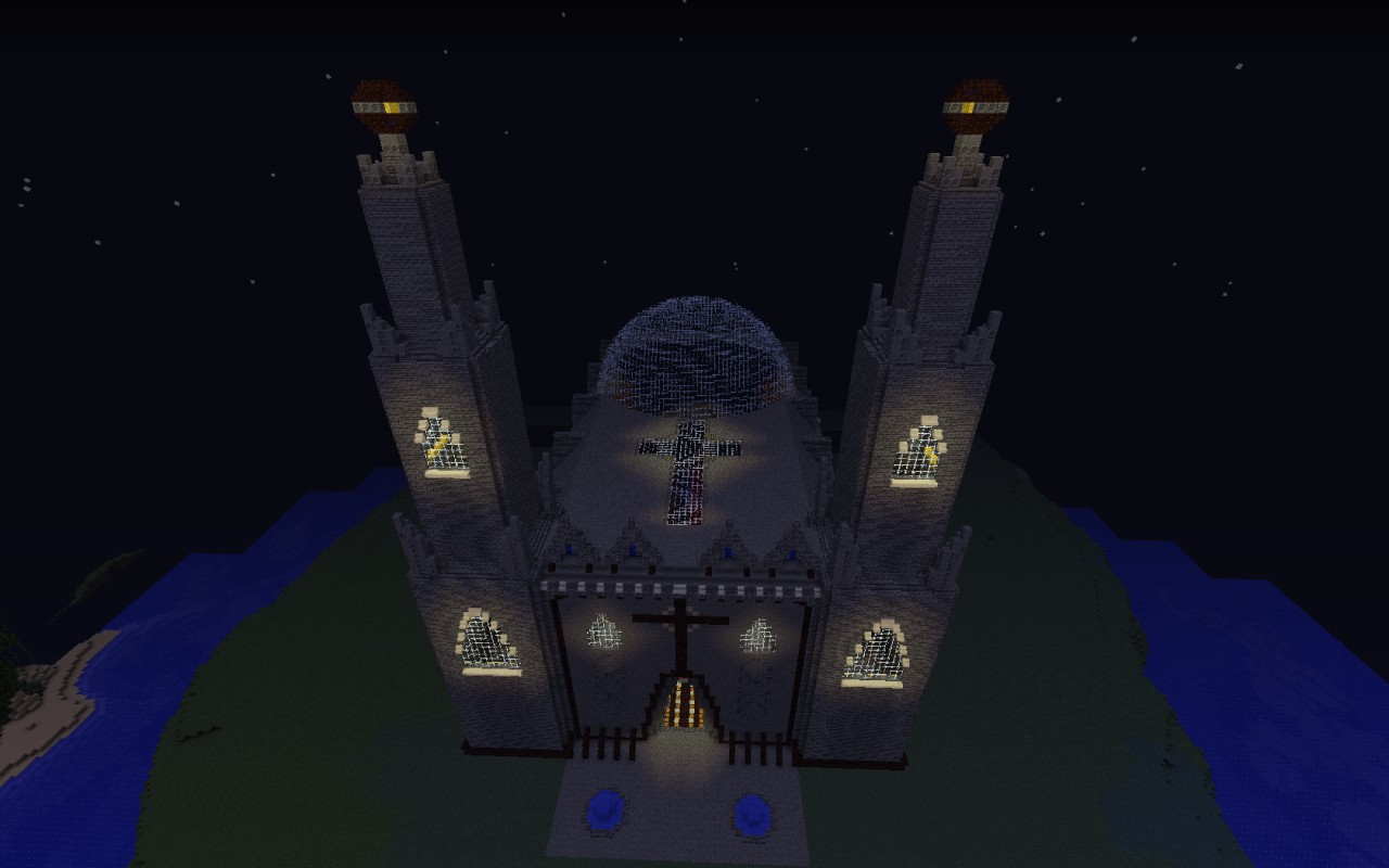 Giant cathedral! Minecraft Map