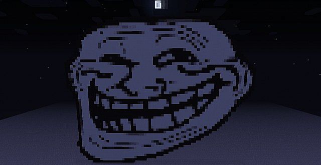 [PIXELART] Trollface. Minecraft Map