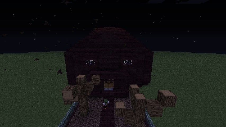 Haunted house - TURN BRIGHTNESS TO DARK! Minecraft Map