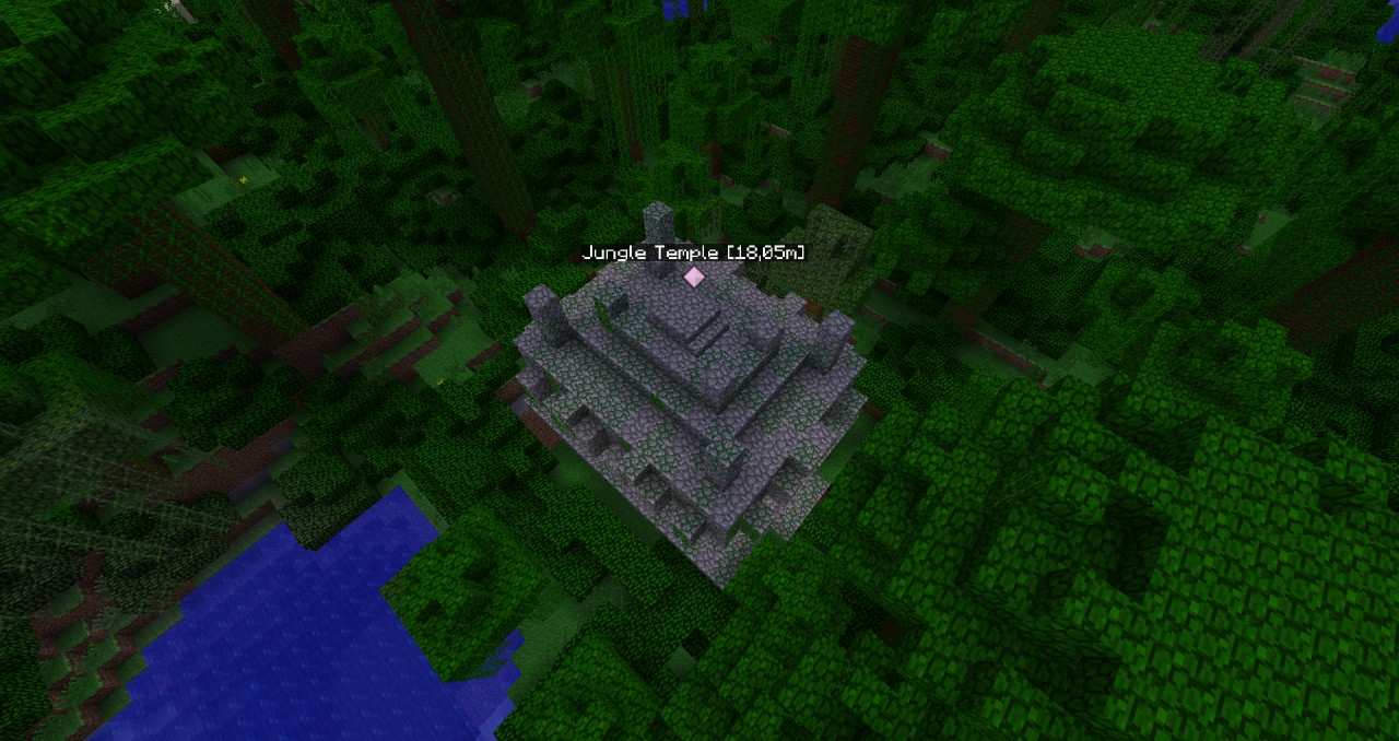 Original Jungle Temple Minecraft Map