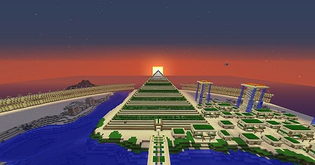 Oazaron- The Desert Oasis Town Minecraft Map