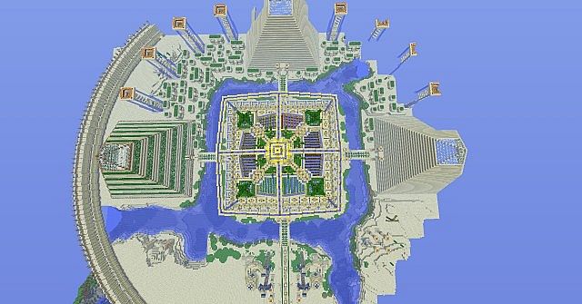 Oazaron- The Desert Oasis Town Minecraft Map