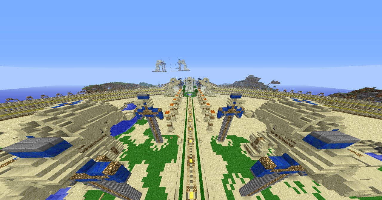 Oazaron- The Desert Oasis Town Minecraft Map