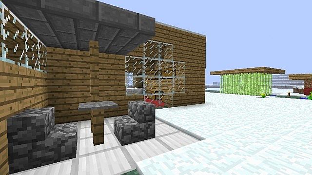 Snowy Farm Cottage Minecraft Map