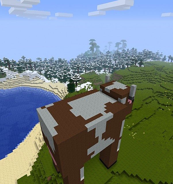 Giant cow home Minecraft Map