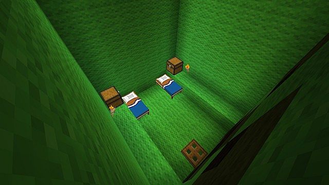 Giant creeper house Minecraft Map