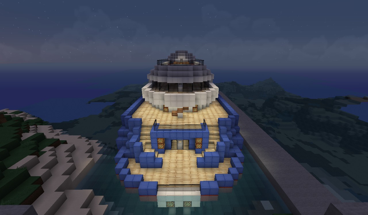 Island Port with 'Melissa' Yacht Minecraft Map