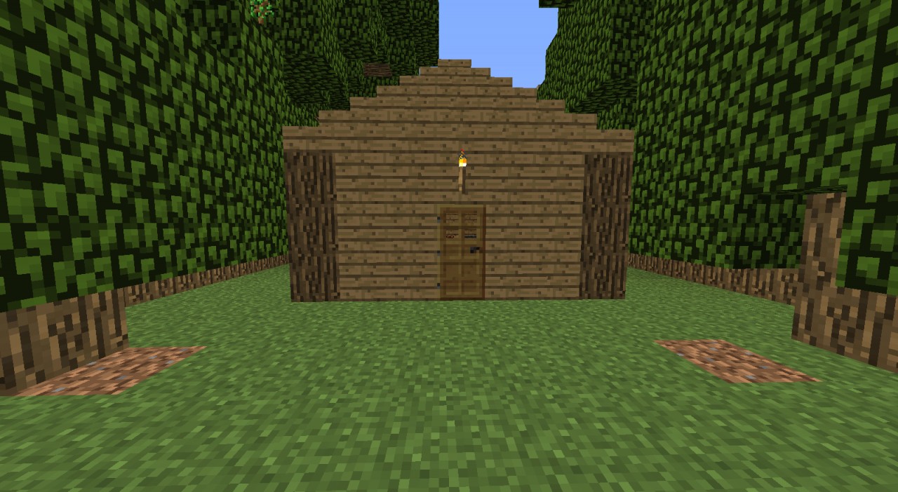 Simple Starting Shack Minecraft Map