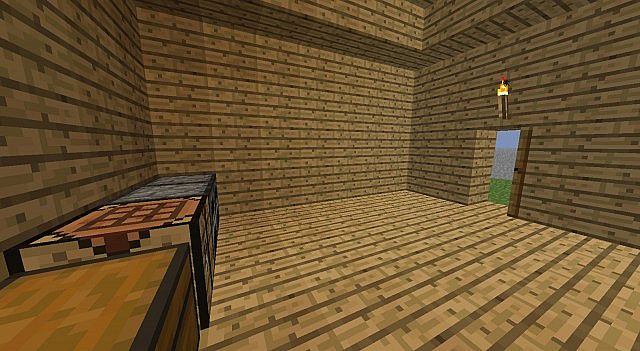 Simple Starting Shack Minecraft Map