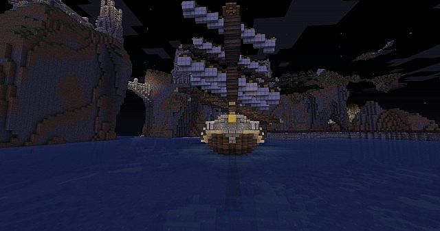 Dwarven Merchant Vessel Minecraft Map