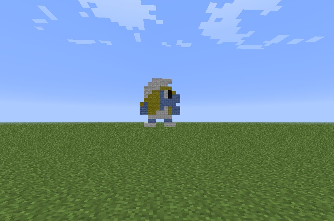 Smurfette (The Smurfs Pixel Art) Minecraft Map