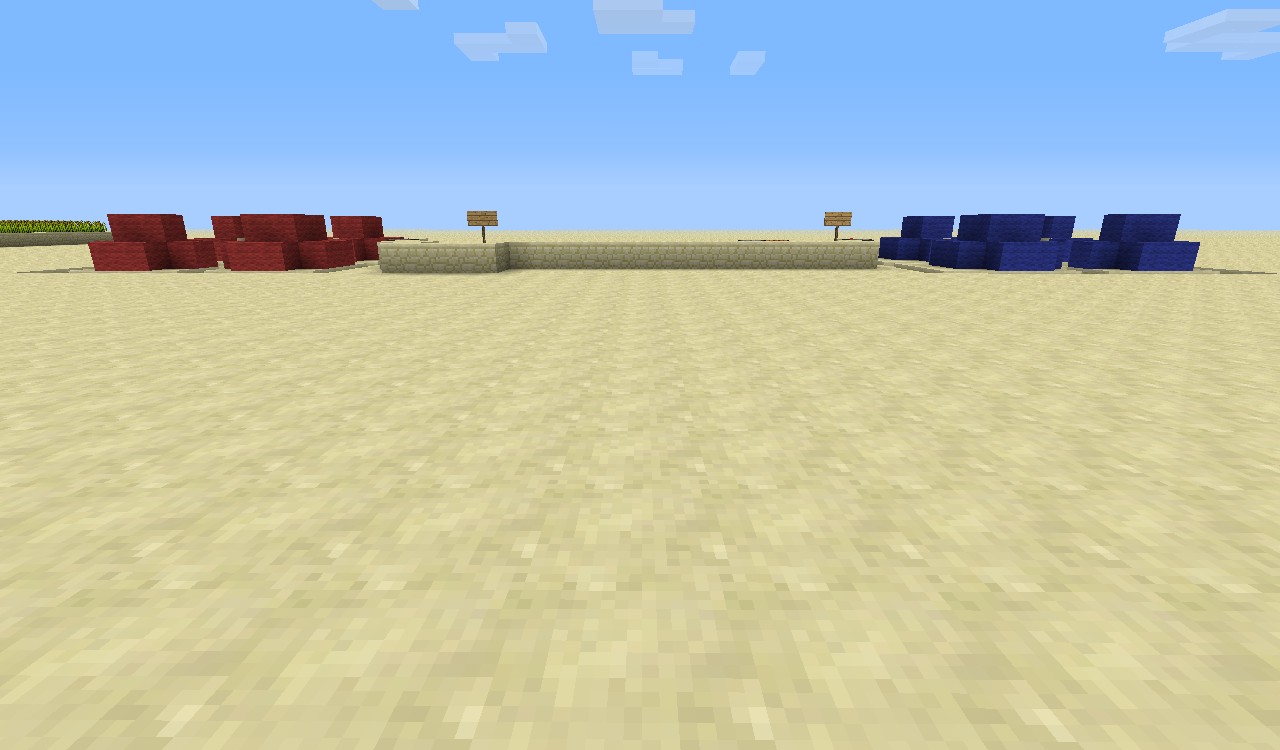 Clay Soldiers Arena! (Red vs Blue) --[Sandstone Biome]-- Minecraft Map