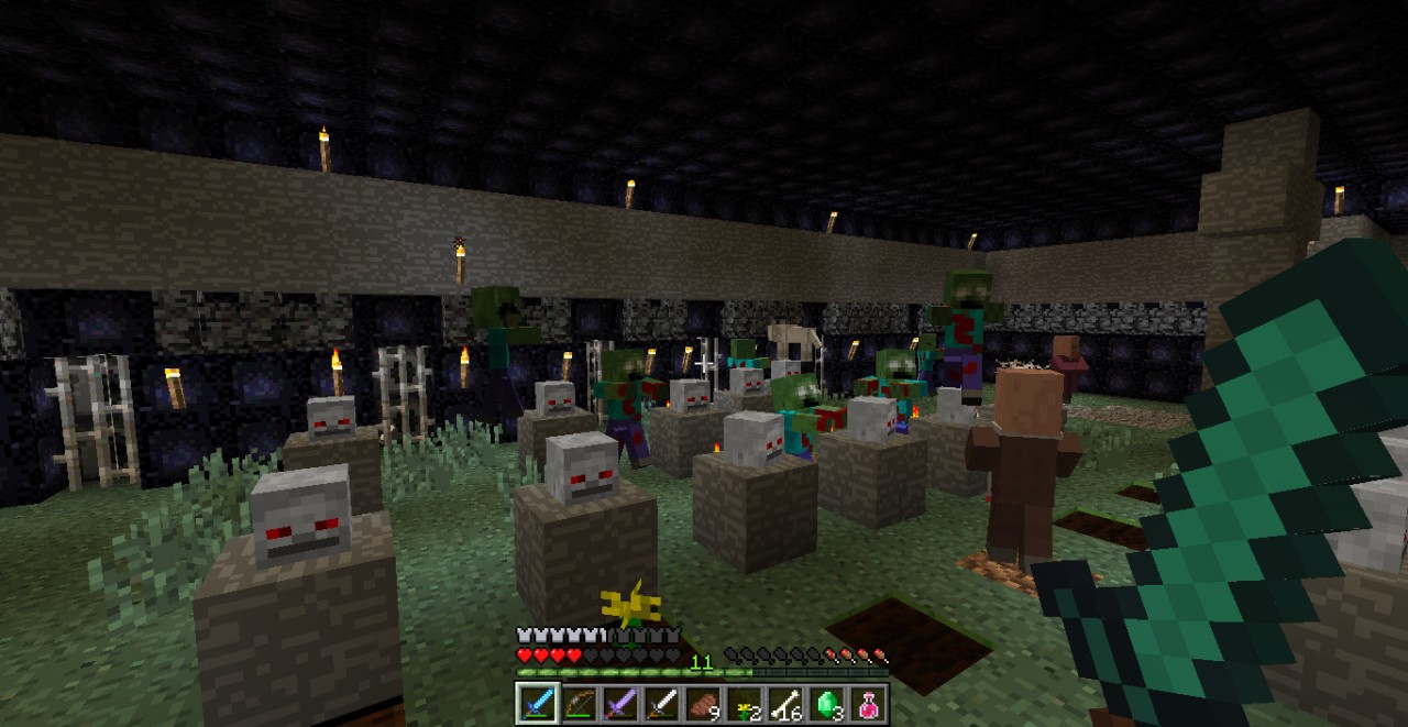 Zombies- Derp Village Infection Minecraft Map