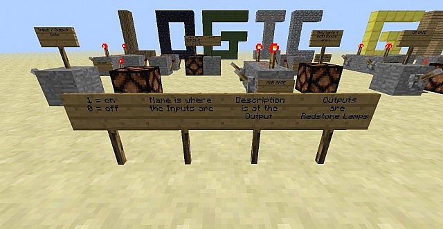 | Redstone - Logic Gates | Minecraft Map