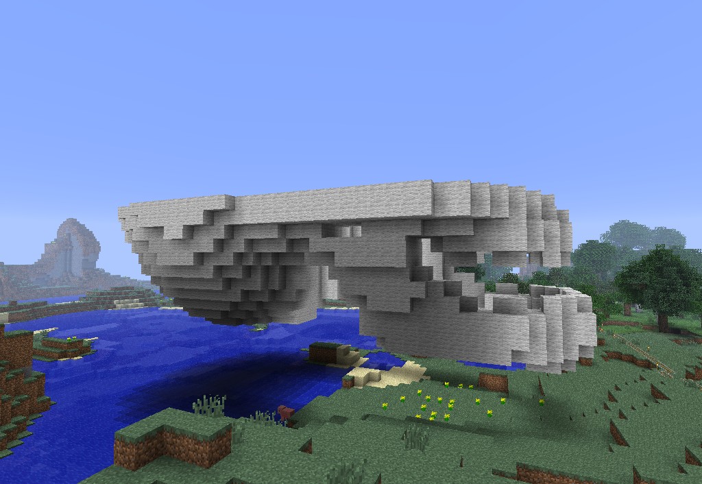 3D Skull Minecraft Map