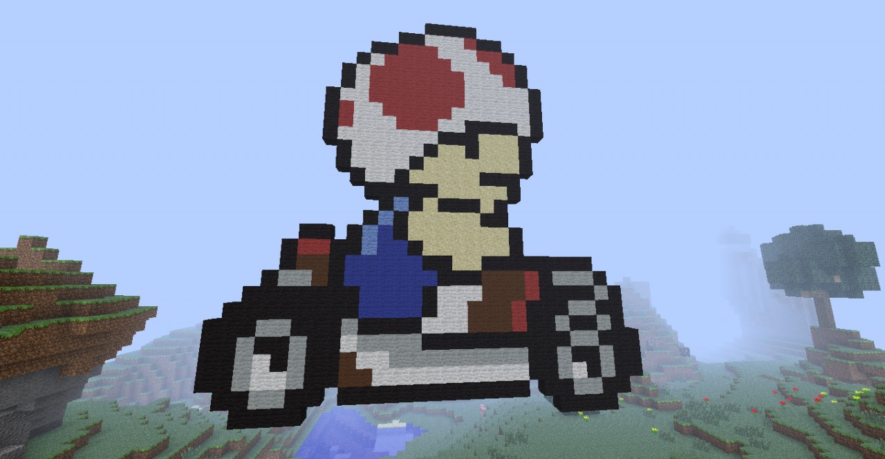 First Pixel art creation Minecraft Project