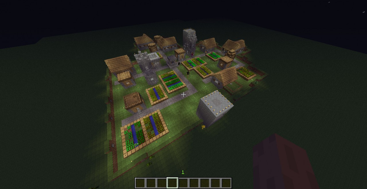Defend the village Minecraft Map