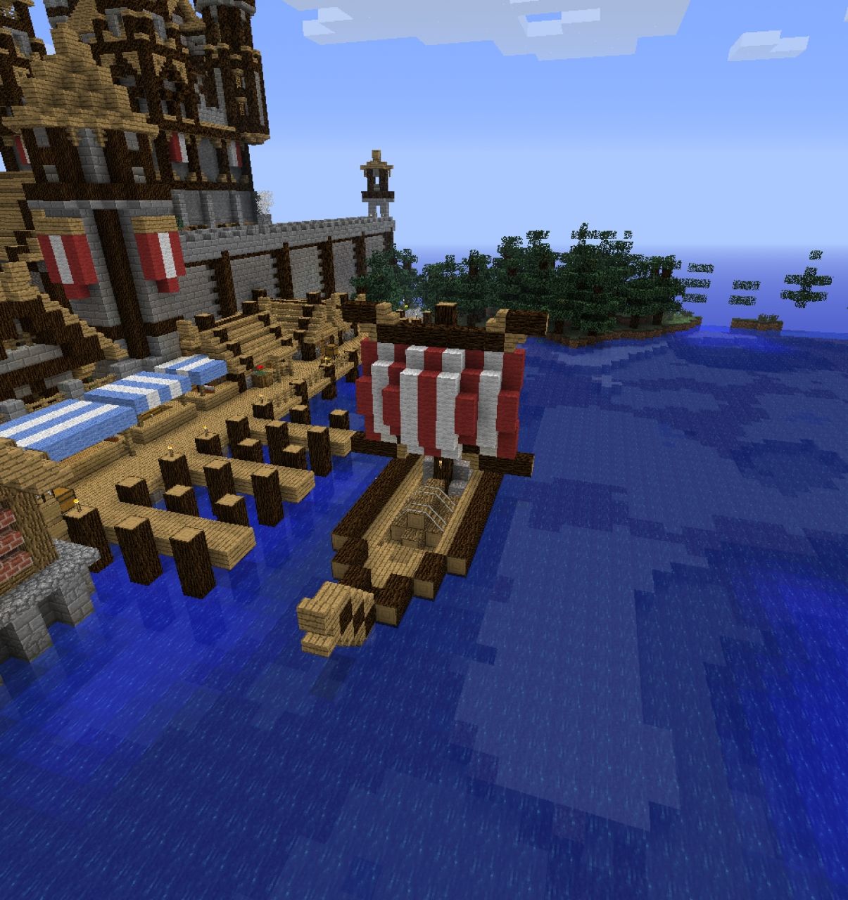 Transport ship. Minecraft Map